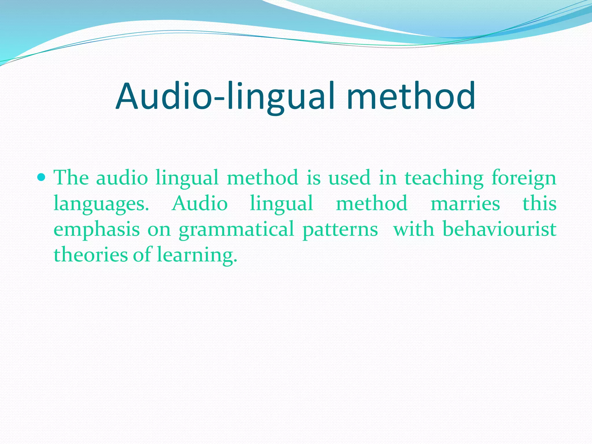 Methods to teach english | PPT