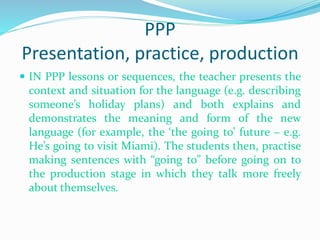 Methods to teach english | PPT