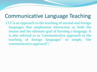 Methods to teach english | PPT