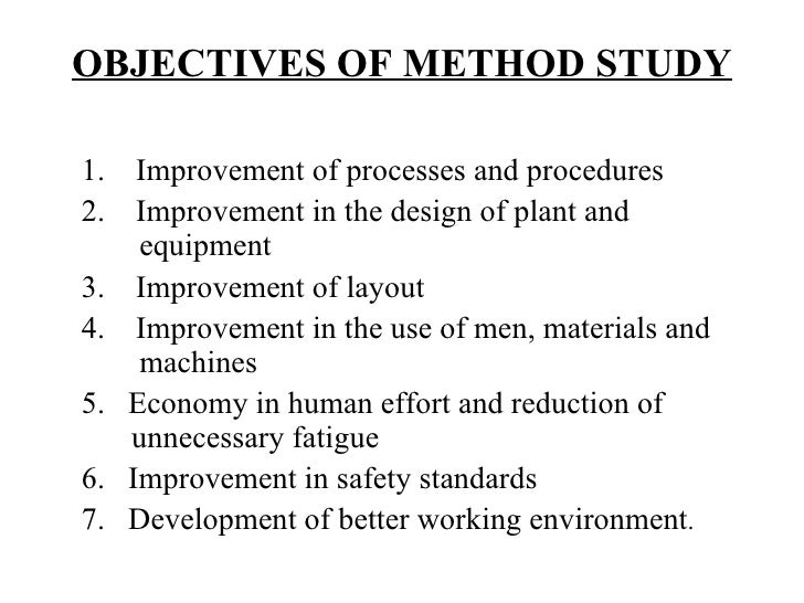 Method Study