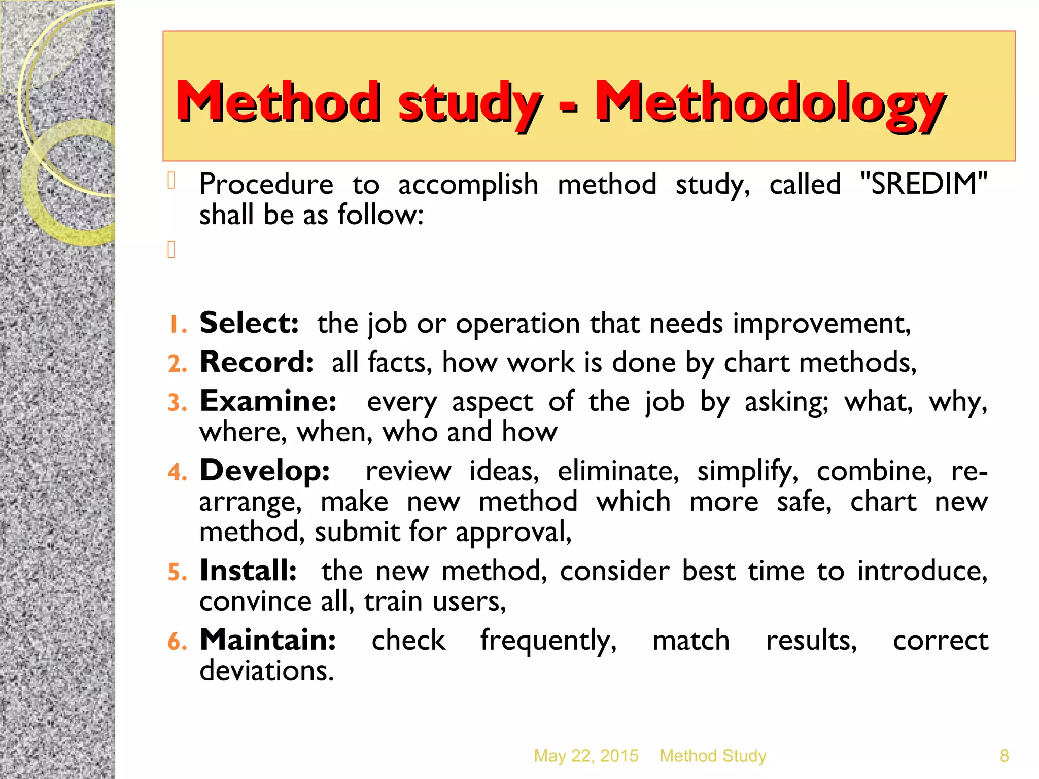 Method study | PPT