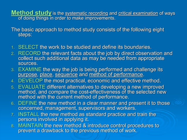 Methodstudy | PPT