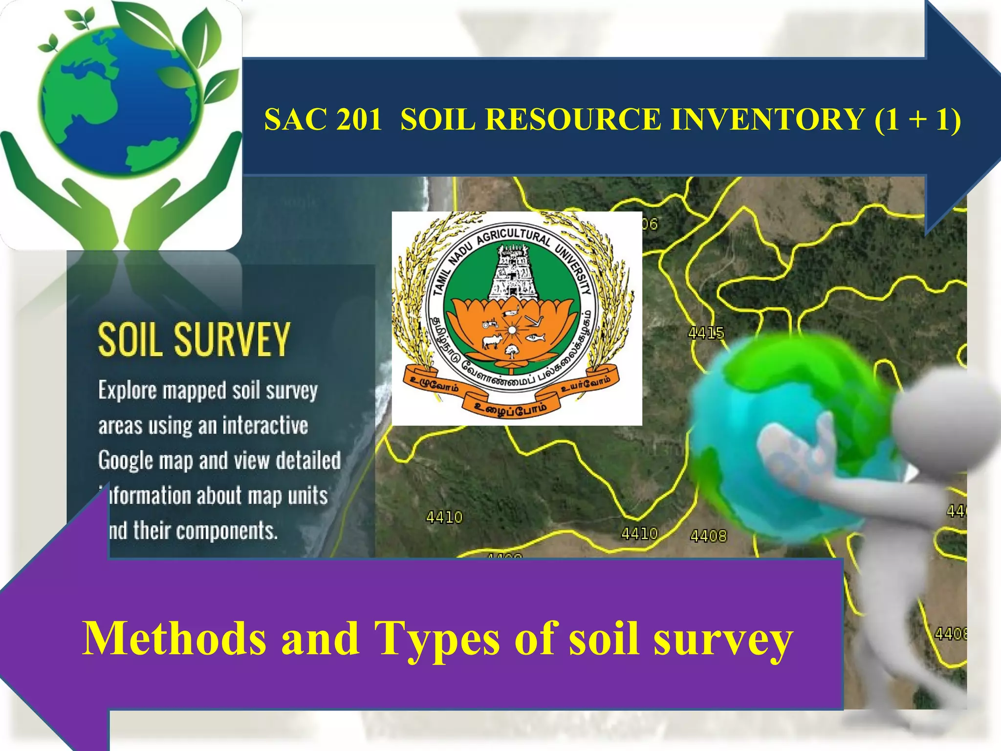 Methods & types of soil survey | PPT