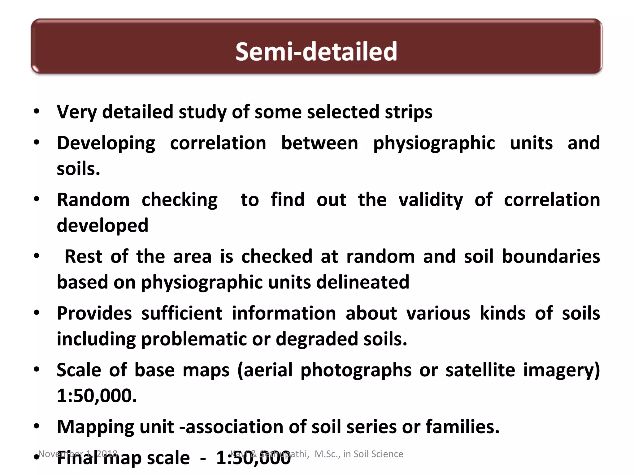 Methods & types of soil survey | PPT