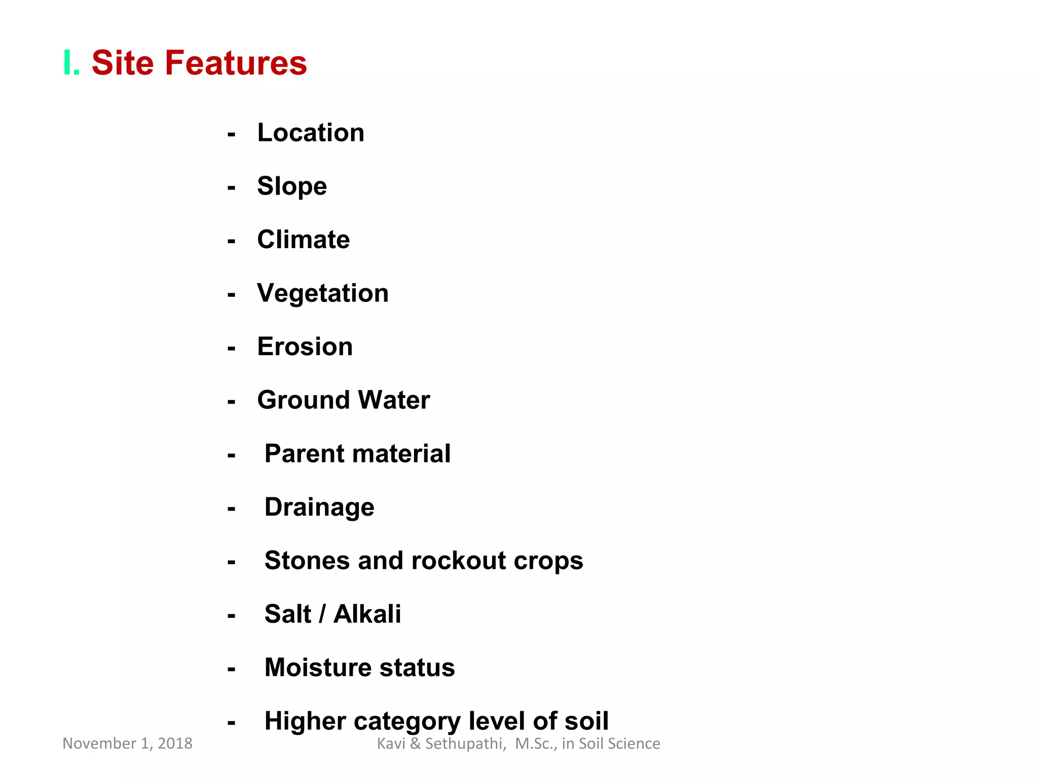 Methods & types of soil survey | PPT