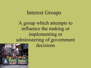 Methods used by interest groups | PPT
