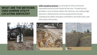 Methods Used During Utility Locating Services | PDF