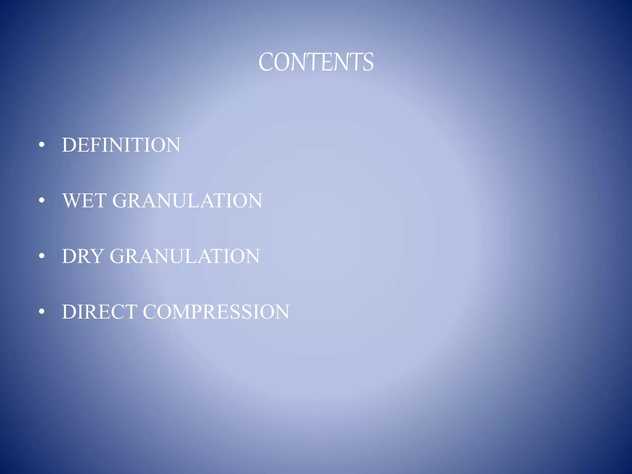 Methods used for the manufacture of tablets | PPTX