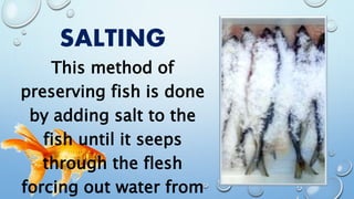 Methods used in fish curing | PPTX