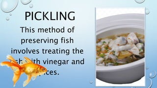 Methods used in fish curing | PPTX