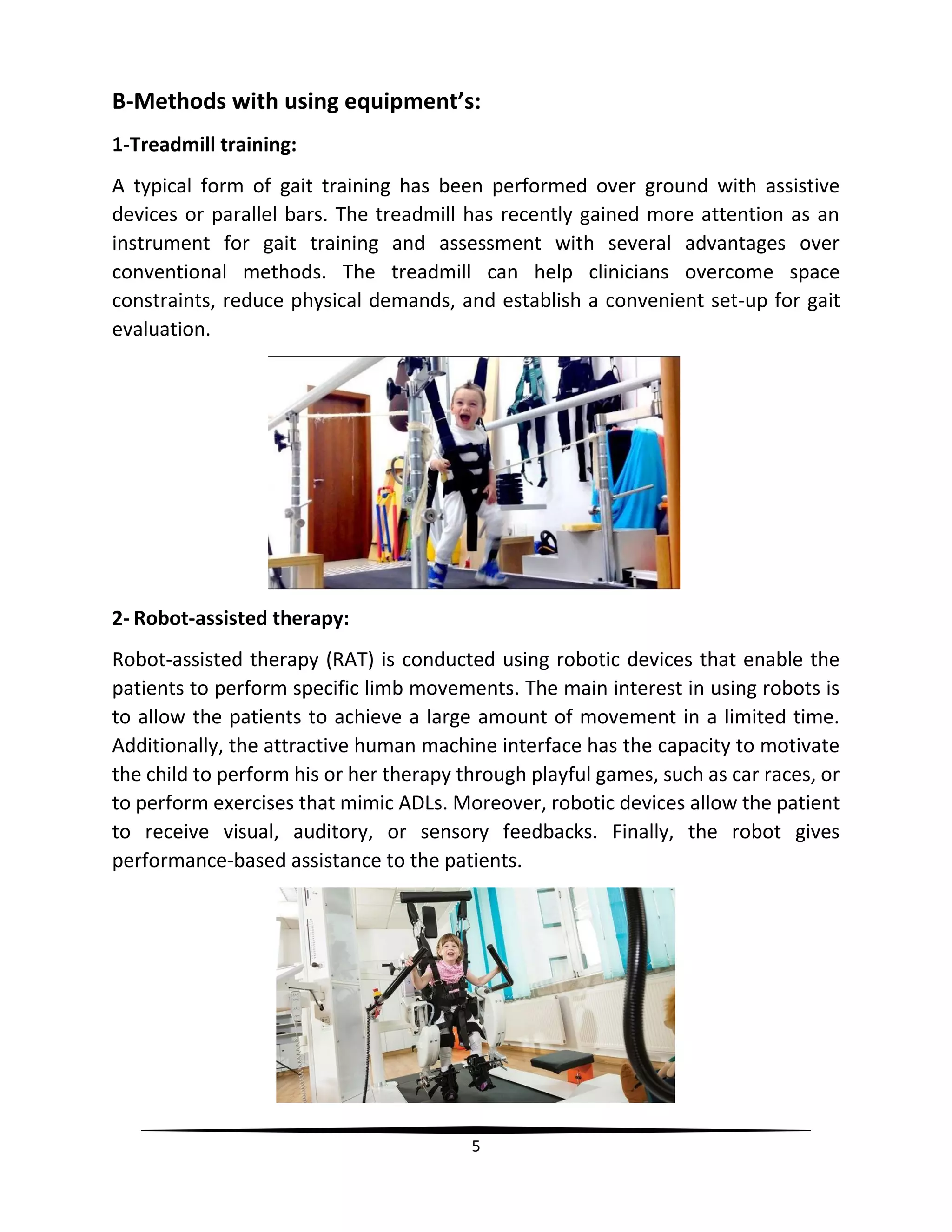 Methods used in pediatric rehabilitation | PDF