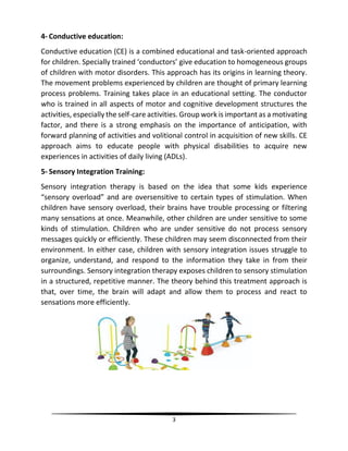 Methods used in pediatric rehabilitation | PDF