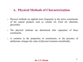 Methods used in structural elucidation | PDF