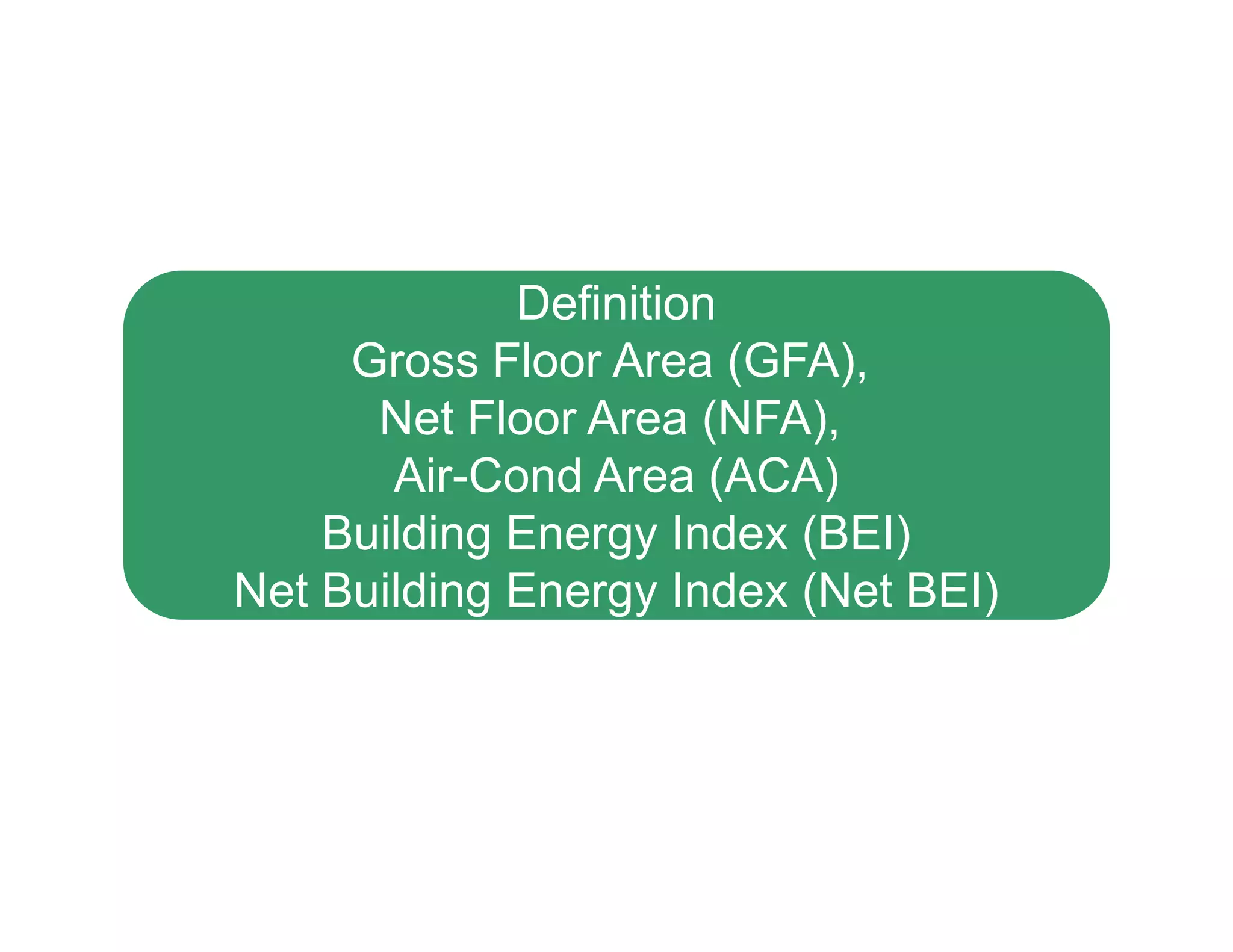 Method to identify Building Energy Index BEI | PDF