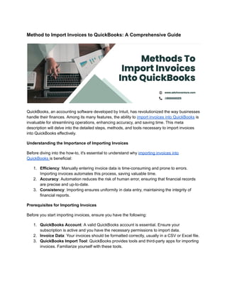 Method to Import Invoices to QuickBooks_ A Comprehensive Guide.pdf