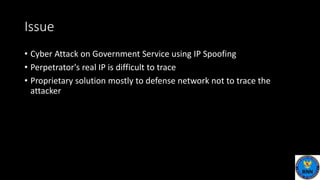 Method To Uncover IP Spoofing Attack (ICOIACT) | PPT