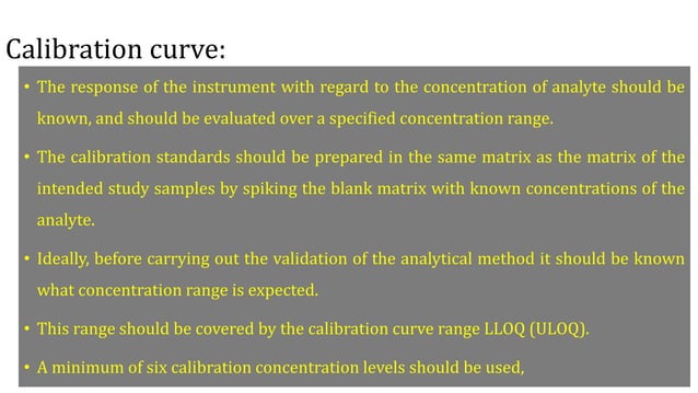 method validation as per emea.pptx | Chemistry | Science