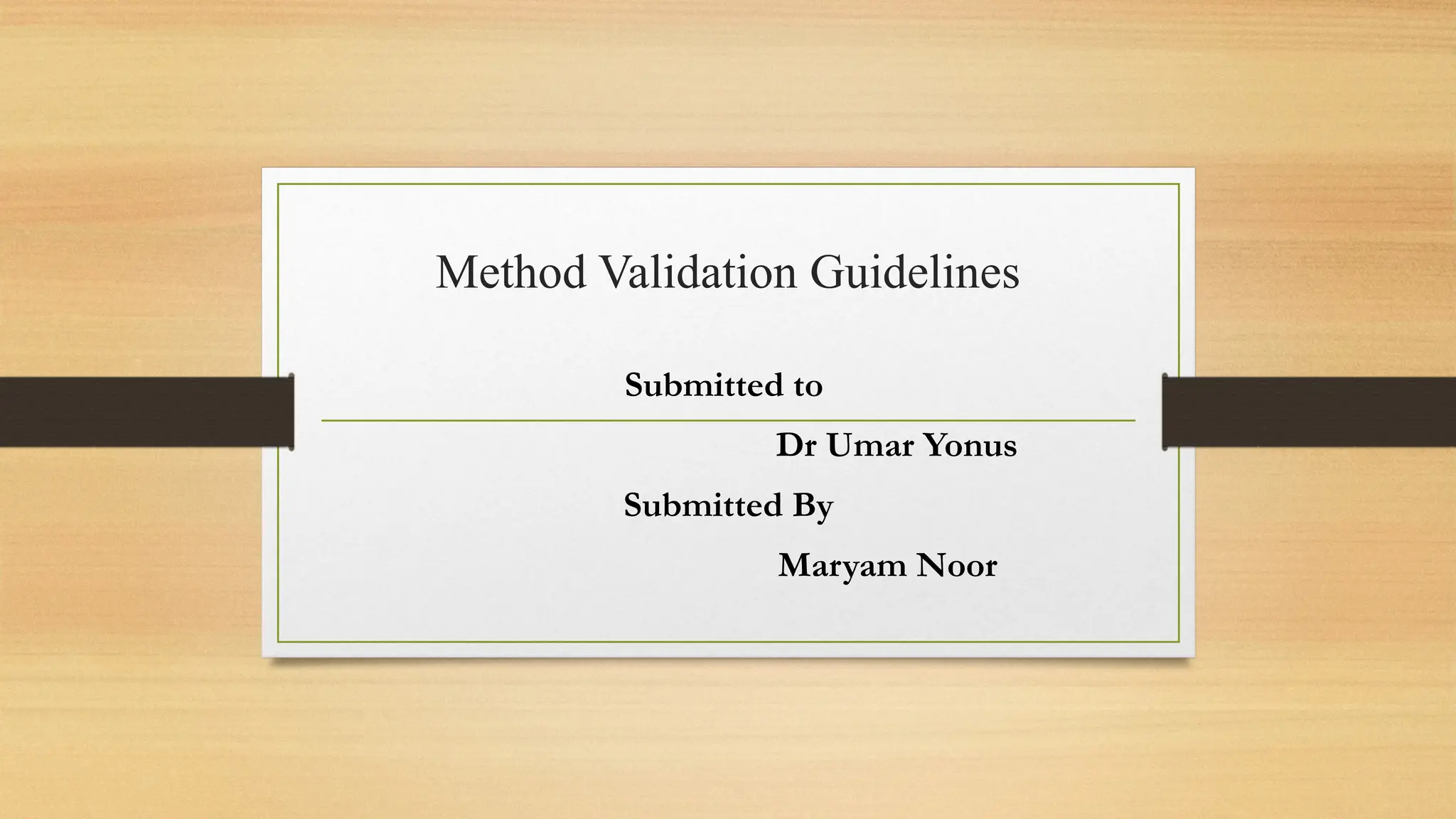Method Validation Guidelines-2.pptx ISO ICH and USP | PPTX
