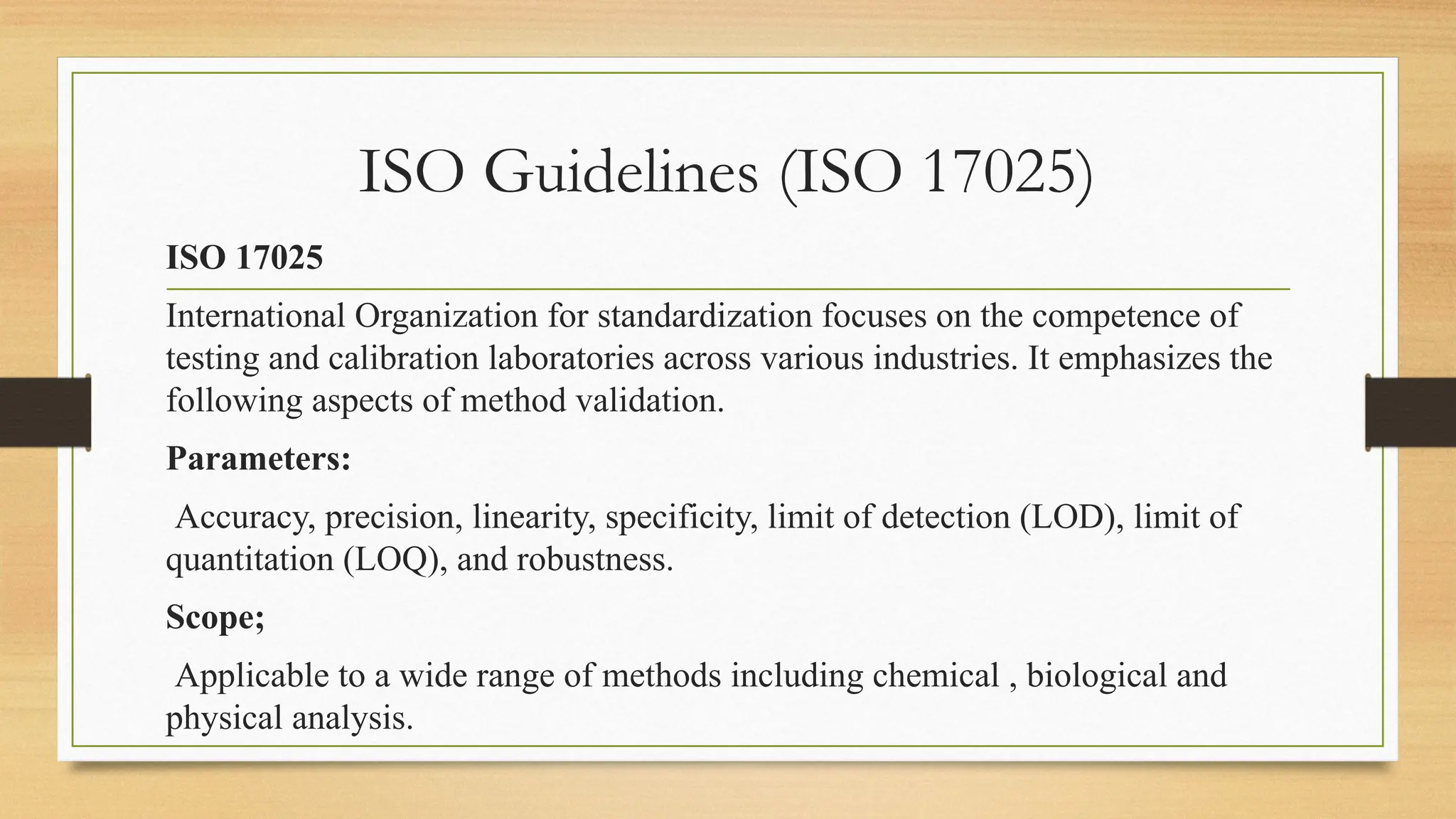 Method Validation Guidelines-2.pptx ISO ICH and USP | PPTX