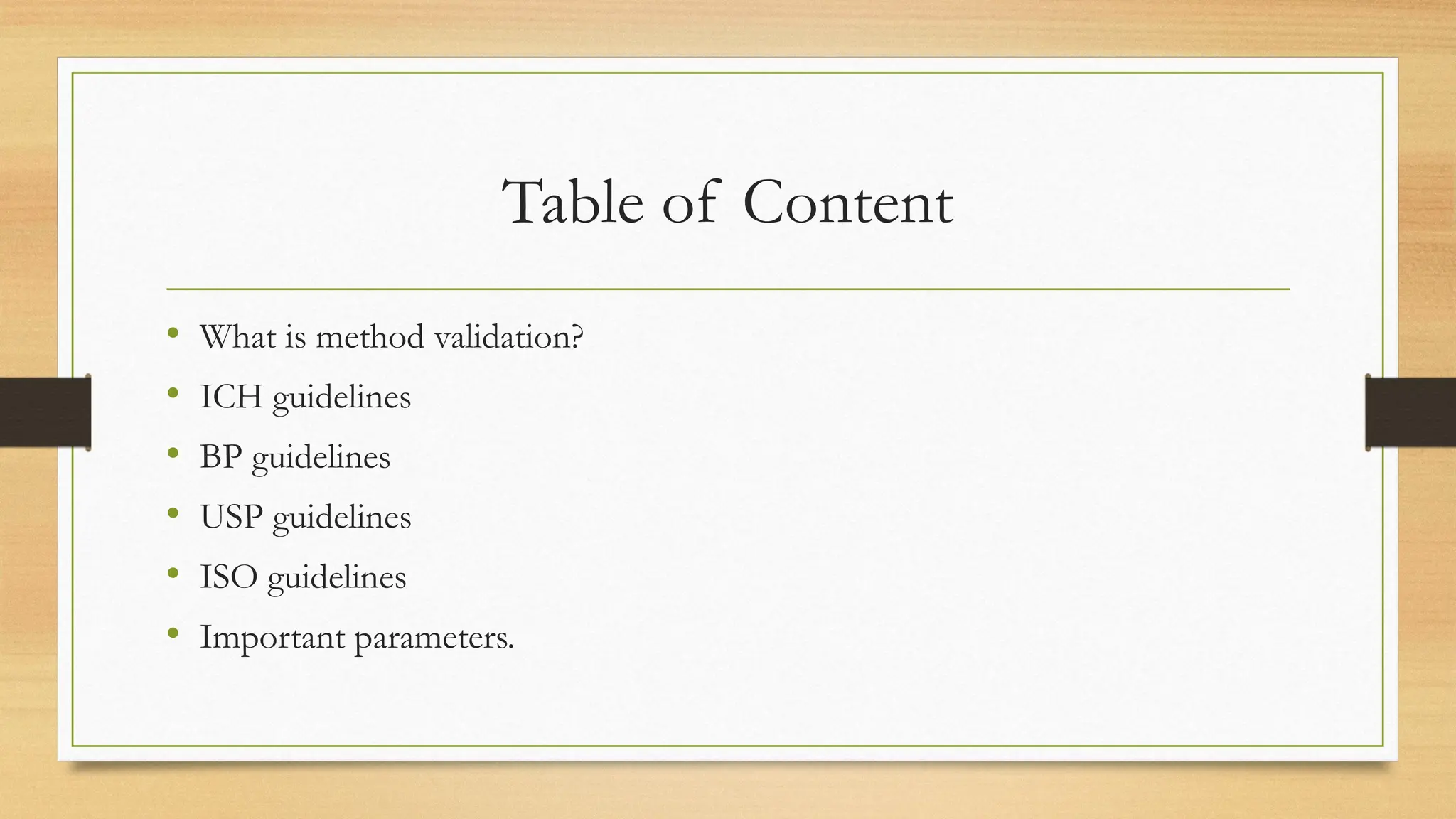 Method Validation Guidelines-2.pptx ISO ICH and USP | PPT