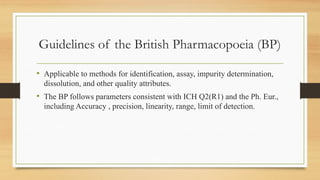 Method Validation Guidelines-2.pptx ISO ICH and USP | PPTX