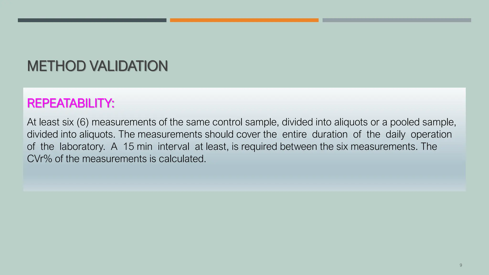 Method Validation in Medical Laboratory.. | PDF | Medical Tests ...