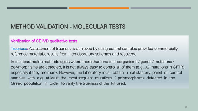 Method Validation in Medical Laboratory.. | PDF | Medical Tests ...