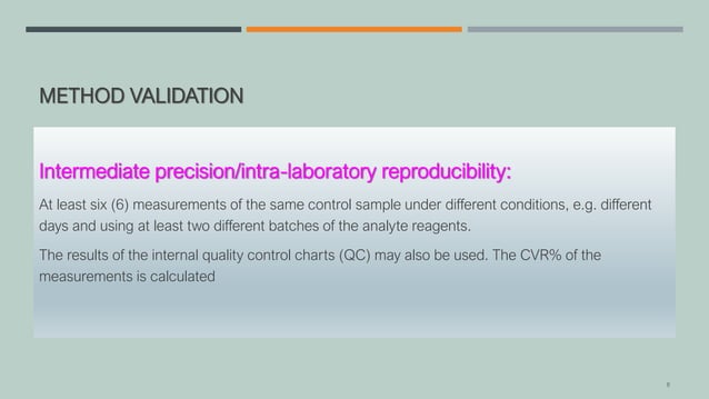 Method Validation in Medical Laboratory.. | PDF | Medical Tests ...