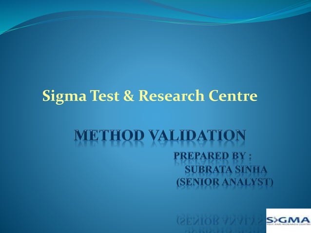 Method Validation - Linearity | PPTX | Physics | Science