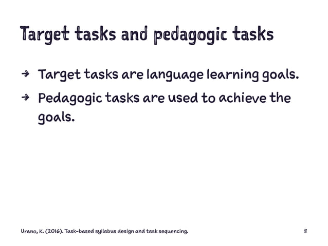 Task-based syllabus design and task sequencing | PDF | Homework and ...