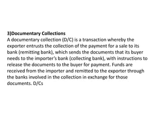 method of payment in international business | PPT