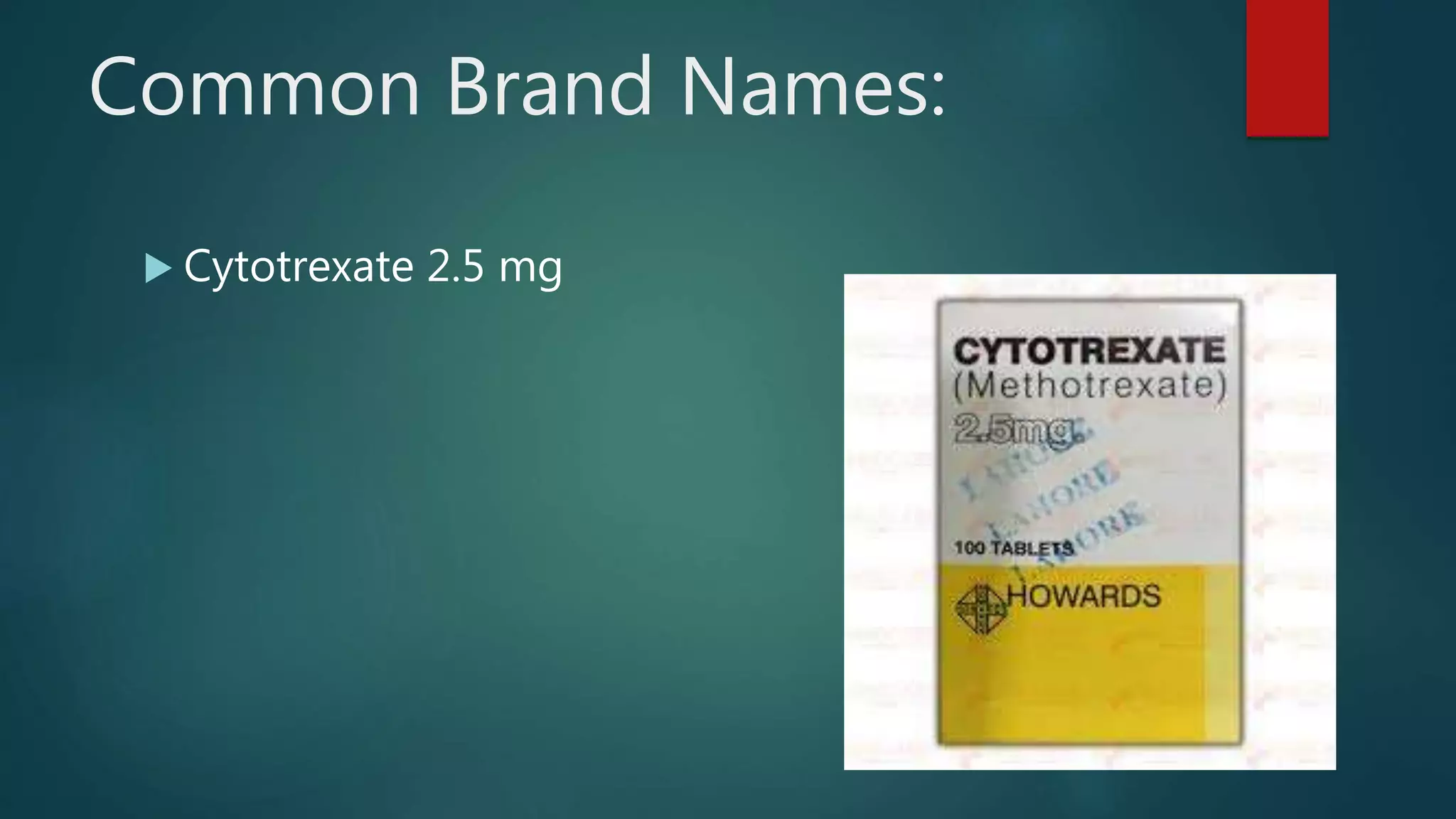 Methotrexate | PPTX