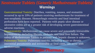 Neotrexate (Generic Methotrexate Tablets) | PDF | Cancer | Diseases and ...