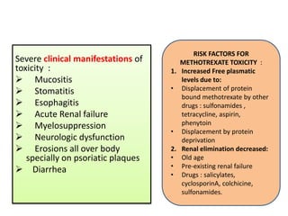 Methotrexate – a double edged sword | PPTX