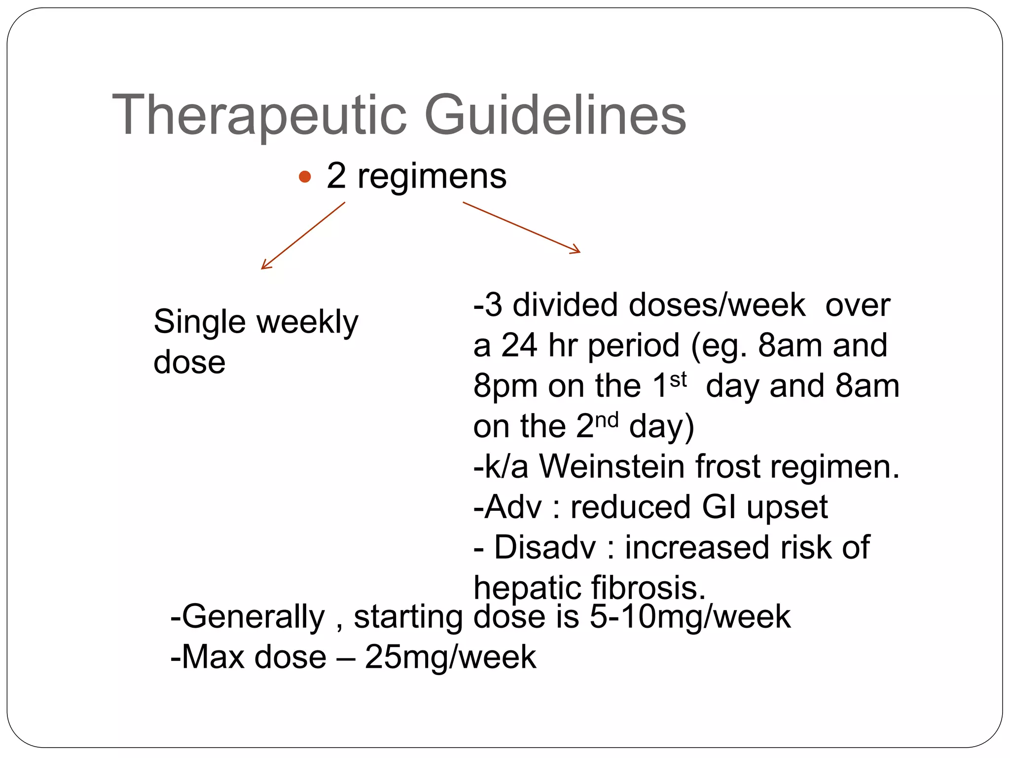 Methotrexate in dermatology | PPTX