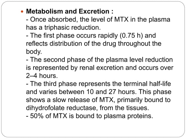 Methotrexate in dermatology | PPTX