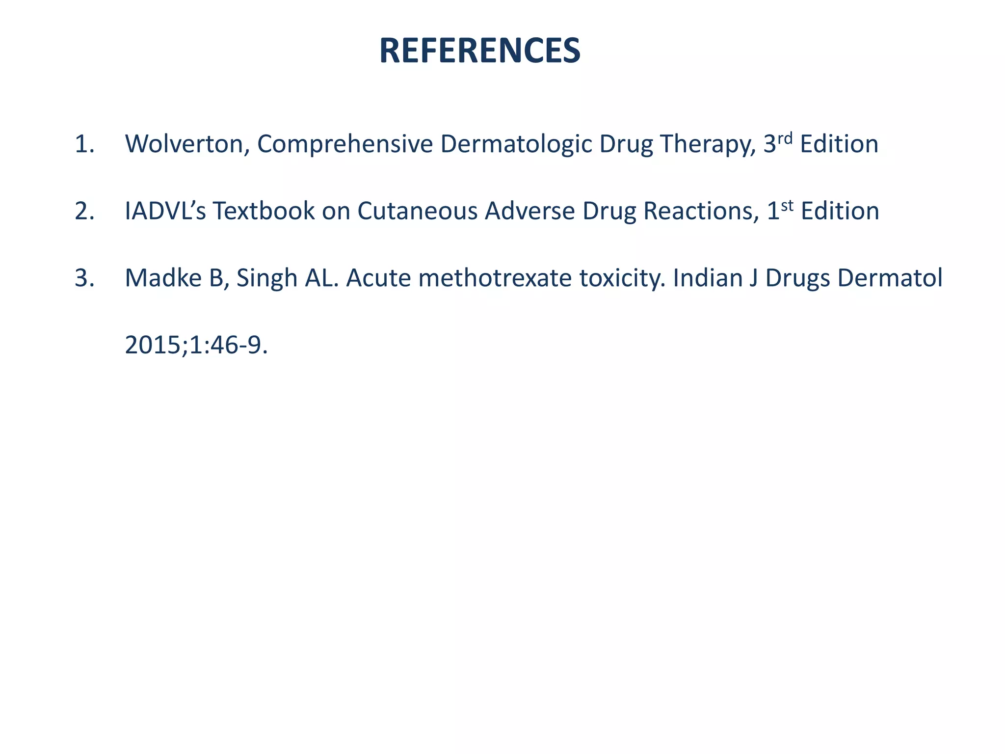 Methotrexate - A Comprehensive Drug Review in Dermatology | PPTX