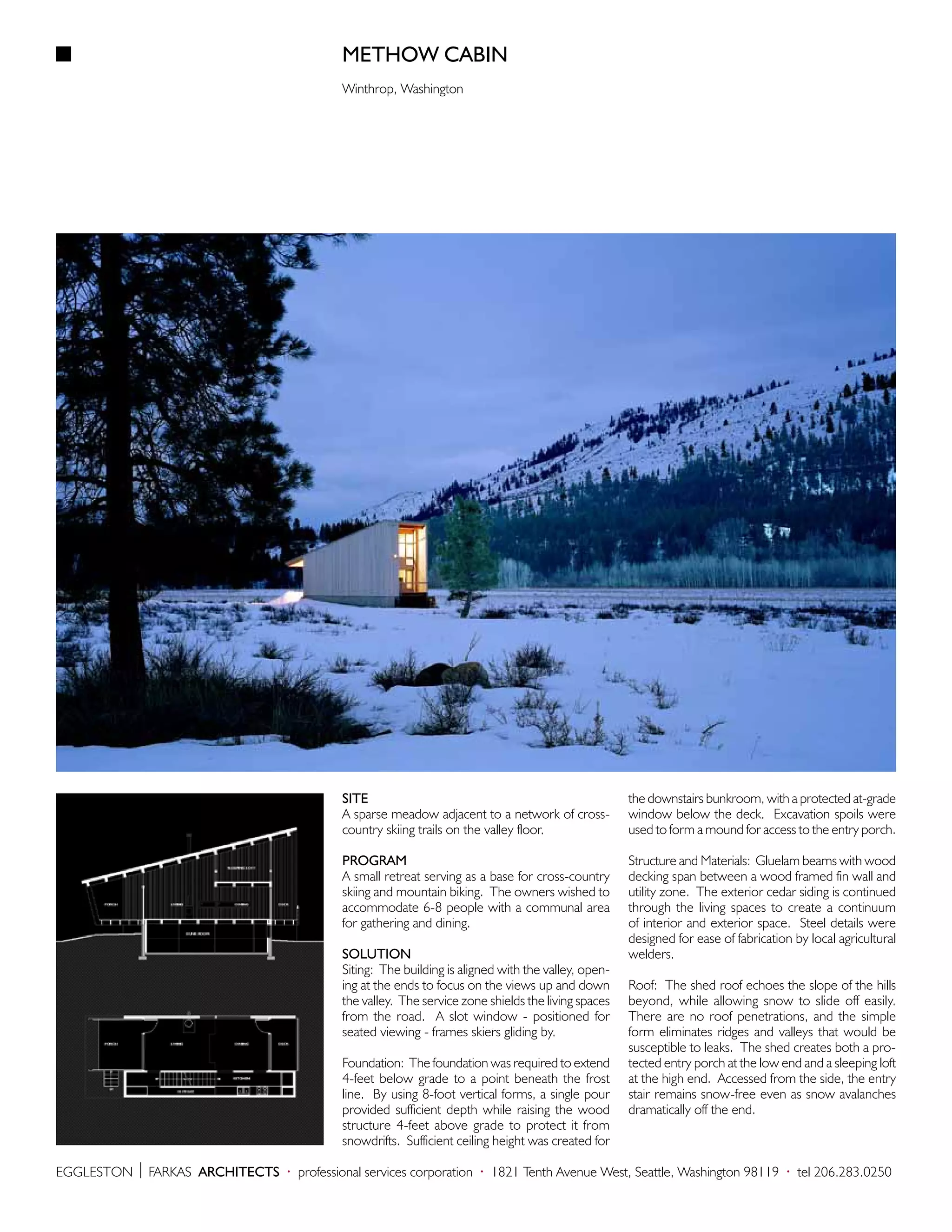 Methow Cabin brochure | PDF