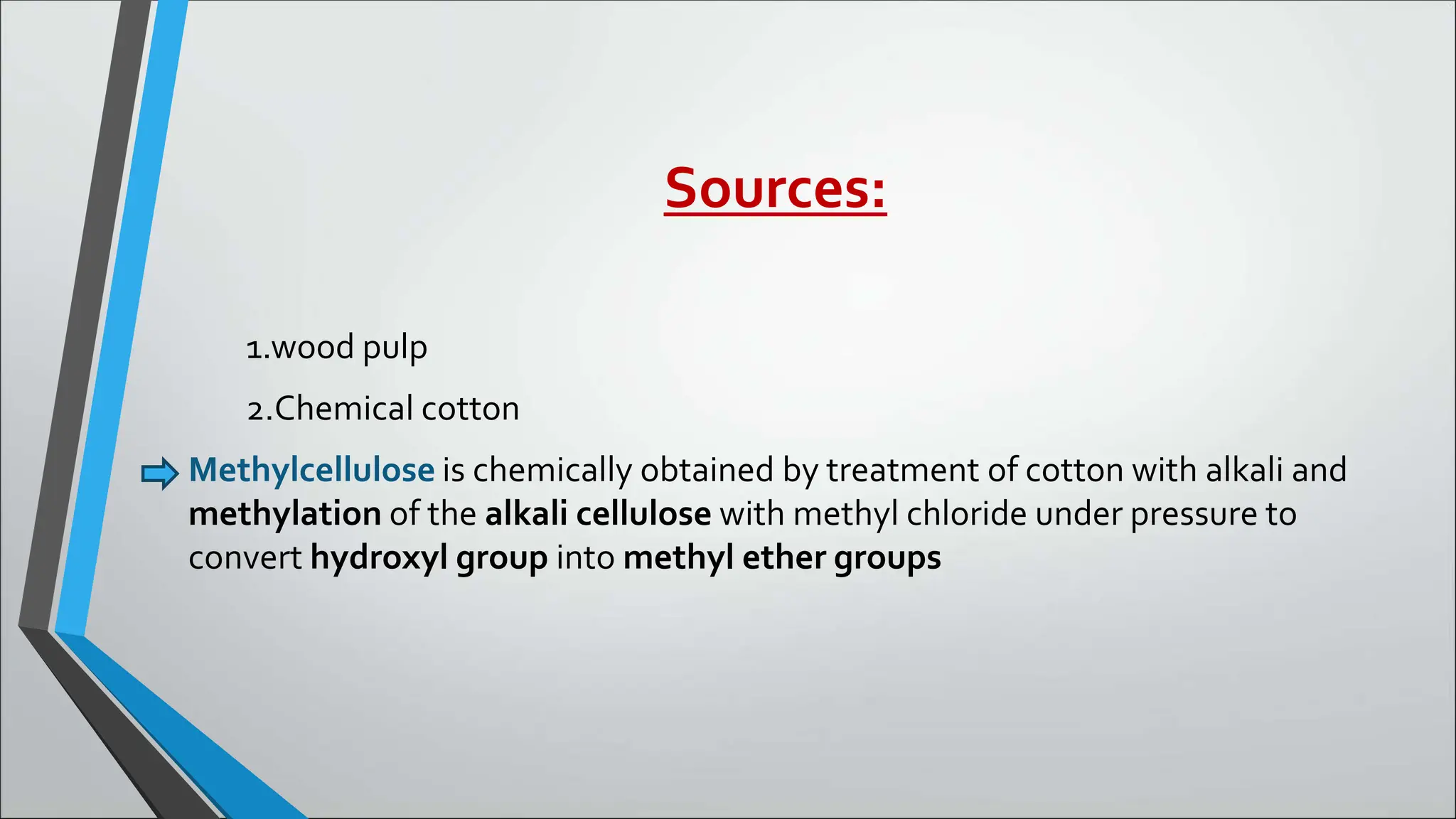 methylcellulose and cellulose acetate.ppt