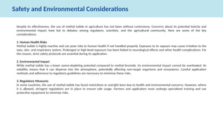 Advancements in Soil Health Through Methyl Iodide Fumigation | PPTX
