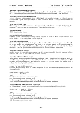 Methyl phenidate | PDF