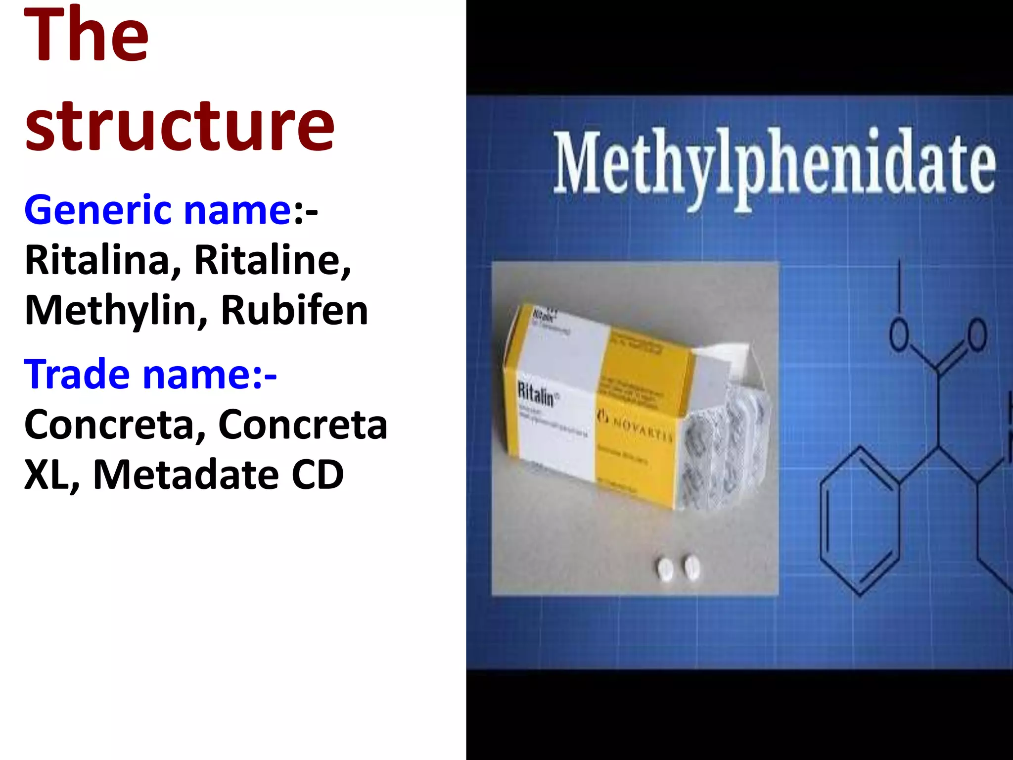 Methylphenidates child psy drug | PPTX