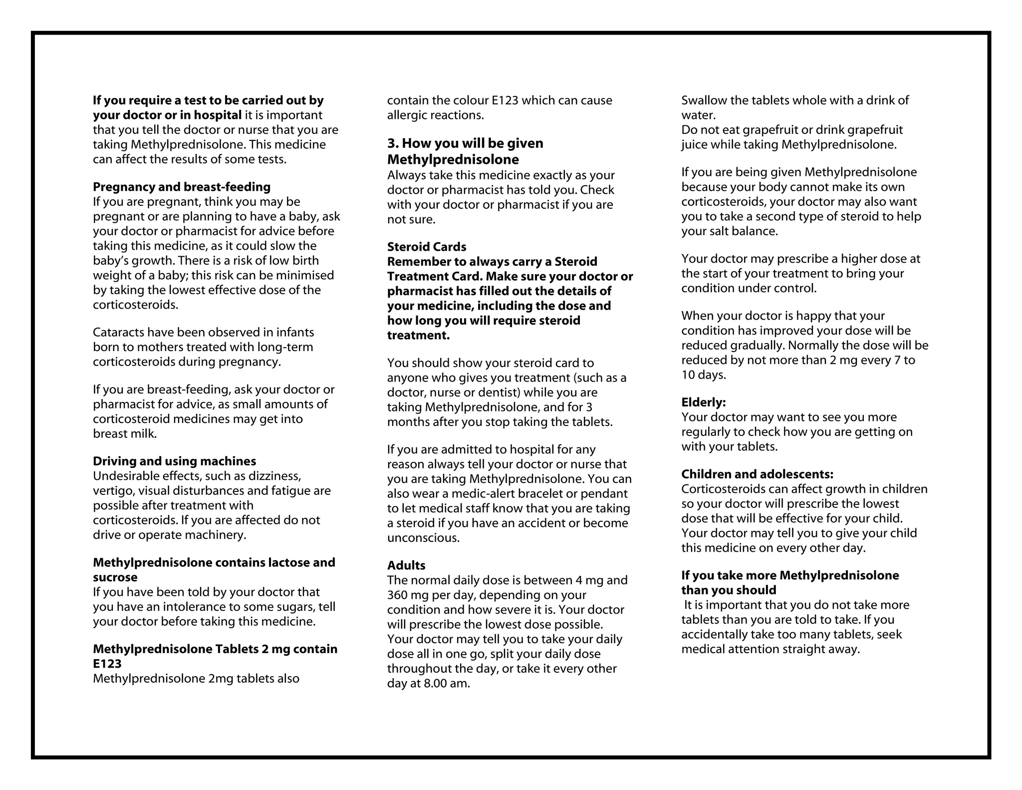 Methylprednisolone 2 mg and 4 mg tablets pil, taj pharmaceuticals ...
