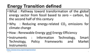 Energy Transition - A comprehensive approach | PDF