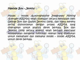 peramalan pajak kendaraan bermotor di NTB menggunakan model ARIMA(p,d,q ...