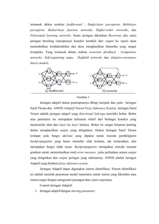 Metode Komputasi "Adaptive Network" | PDF