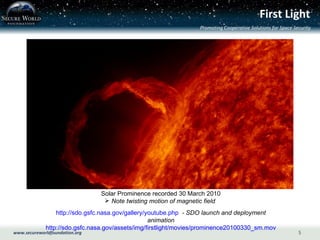 Solar Dynamics Observatory_June 2010 | PPT