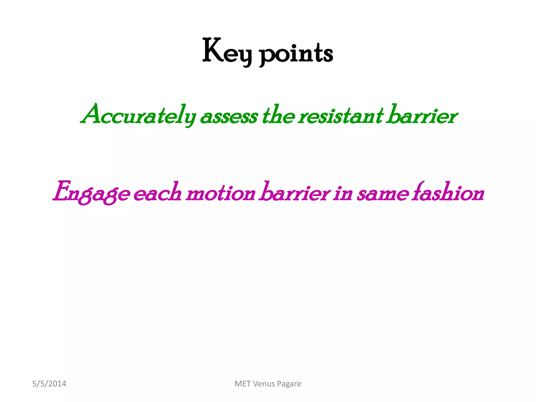 Muscle Energy Technique (MET) | PPTX