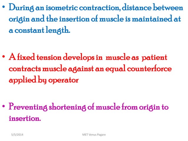 Muscle Energy Technique (MET) | PPTX