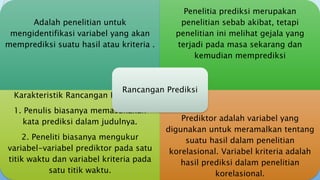 RANCANGAN PENELITIAN | PPTX